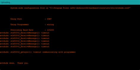 Arduino Mega 2560 Stk500v2receivemessage Timeout Ide 1x