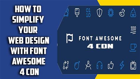 Web Design With Font Awesome 4 Cdn Level Up Web Design