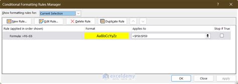 how to copy conditional formatting with relative cell references in