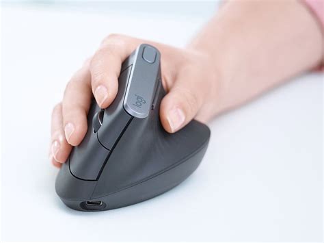 The Mx Vertical Logitechs New Ergonomic Mouse Form Factor Uses A Handshake Position Core77