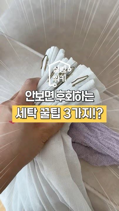 안보면 후회하는 세탁 꿀팁 3가지 살림위키 생활꿀팁 꿀팁 살림 노하우 살림팁 빨래 세탁 세탁꿀팁 빨래꿀팁 블랙시트 이염방지시트 Youtube
