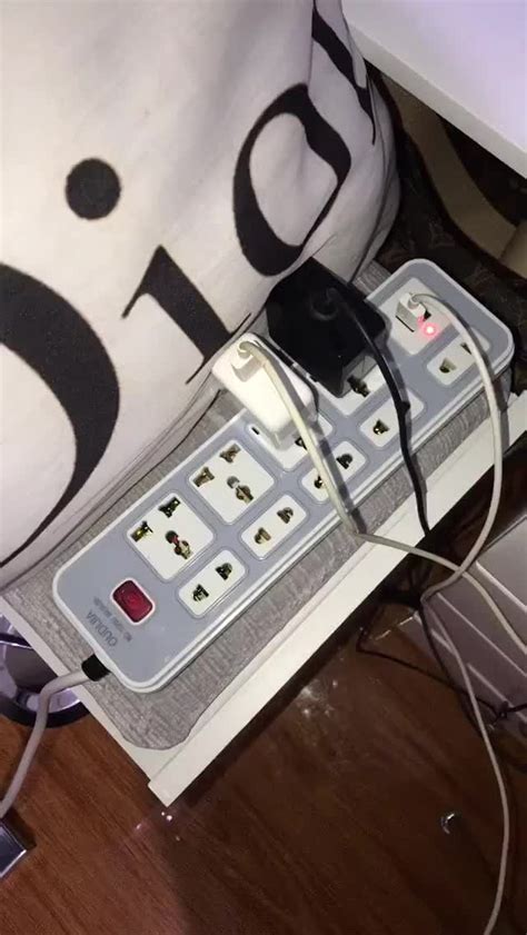 Heavy Duty Extension Cord With Multiple Universal Socket And 2 Usb Port Outlets Charger 5v 1a 2