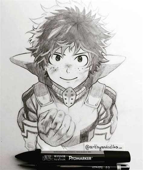 Midoriya By Artbyandzelika Are You An Anime Artist Visit Your Second Home