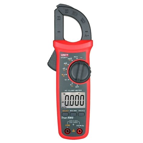 UNI-T UT201+ 4000 Counts Digital Clamp Meter True RMS Multimeter Clamp ...