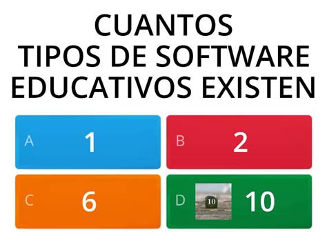 Tipos De Sotware Educativos Cuestionario