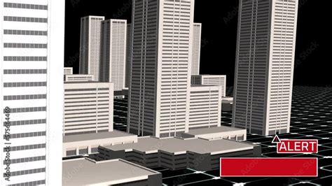 Animation Of Highrise Buildings Shaking In An Earthquake Earthquake Disaster Warning Natural