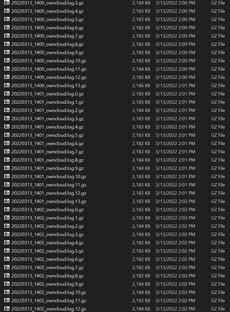 GB Of Nextcloud Windows Client Logs Desktop Nextcloud Community