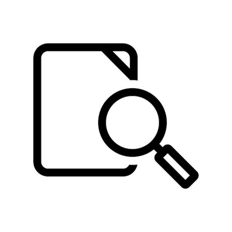 파일 검색 아이콘 프리미엄 벡터