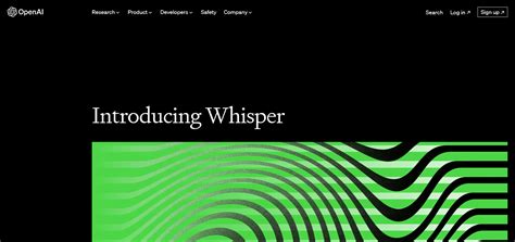 Whisper By OpenAI Build Natural Language Models And Create Interactive Conversations