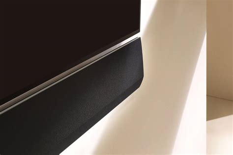 Lg Gx Soundbar Sits Flush To Wall To Match Gallery Oled Tvs P