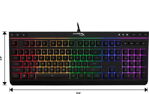 Questions And Answers HyperX Alloy Core Full Size Wired Gaming Membrane Keyboard With RGB