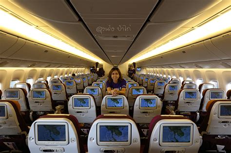 พาไป ซน บนเครื่องบินโบอิ้ง 777 300er โฉมใหม่ล่าสุดของ การบินไทย ลุงเด้ง ป้าไก่ กิน เที่ยว
