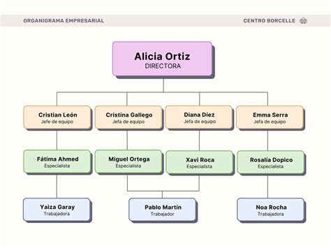 Plantilla De Organigrama Para Word Ejemplos Y Plantillas De
