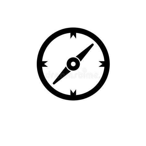 Navigation Compass Adventure Route Pointer Solid Flat Vector Icon