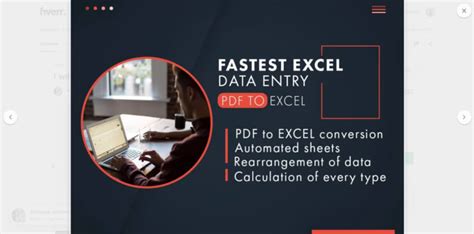 fastest excel data entry pdf to excel first 10 orders free by