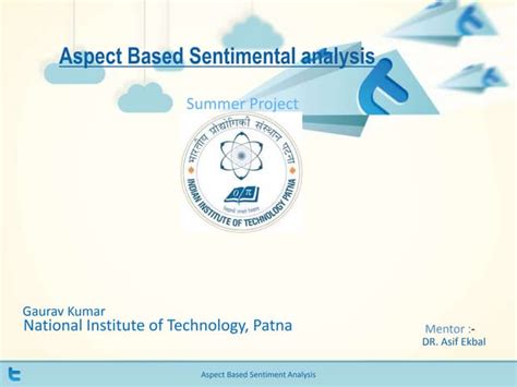 Aspect Based Sentiment Analysis Pptx