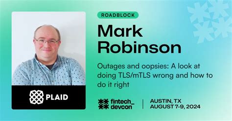 Mark Robinson On Linkedin Fintechdevcon