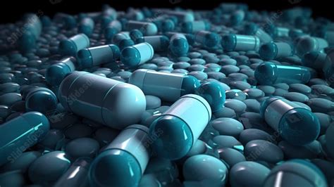 Some Pills Are Sitting On The Floor In A Black Powerpoint Background For Free Download Slidesdocs