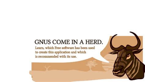 Gnu Herd Banner By Stephan Baumann Usegroup Gnu Project Free