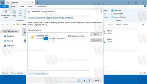 Add Manage Library Context Menu In Windows 10
