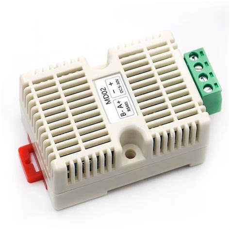 Sht20 Temperature Humidity High Precision Modbus Rs485 35mm Standard Rail Mount