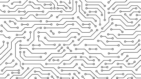 Premium Vector Computer Motherboard Seamless Circuit Pattern