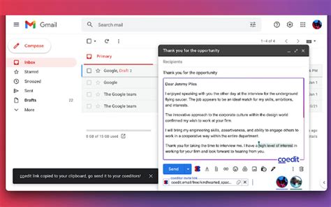 coedit Collab on Gmail drafts para Google Chrome Extensão Download