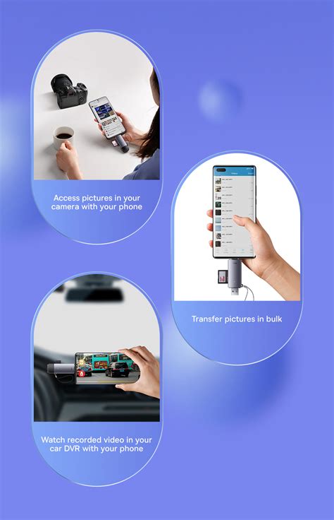 Baseus Online Baseus Card Reader Dual Output USB A Type C To SD TF Card Reader