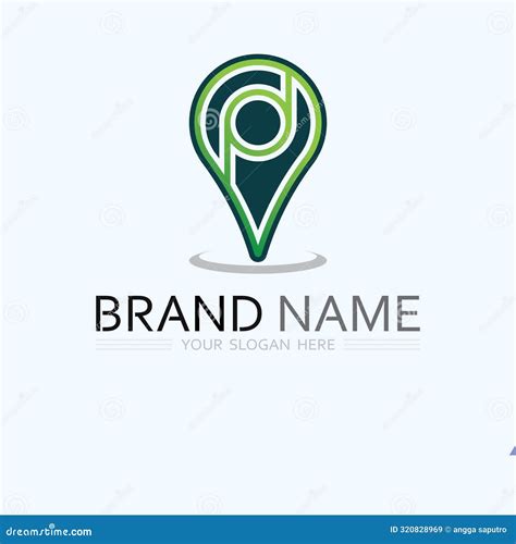 Gps And Map Logo Navigator Sign Location Symbol Design Vector Illustration Stock Illustration