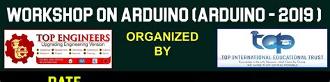 Workshop On Arduino Arduino 2019 Citywoofer