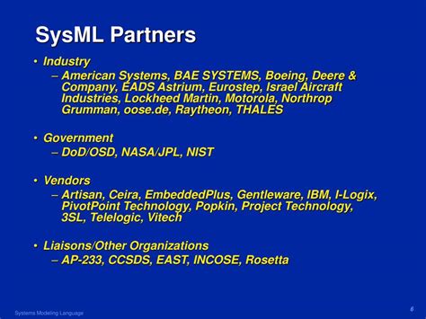 Ppt Systems Modeling Language Sysml Overview Powerpoint