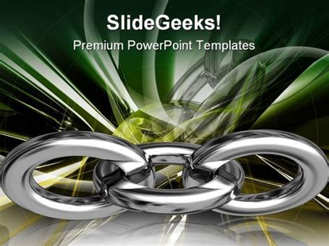 Chain Symbol Industrial PowerPoint Themes And PowerPoint Slides