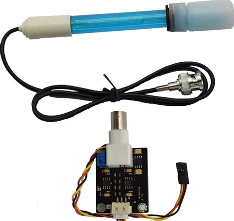 FahionswanAE Liquid Ph0 14 Value Detect Sensor Module Ph Electrode