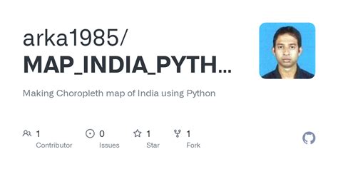 Github Arka1985mapindiapython Making Choropleth Map Of India Using Python