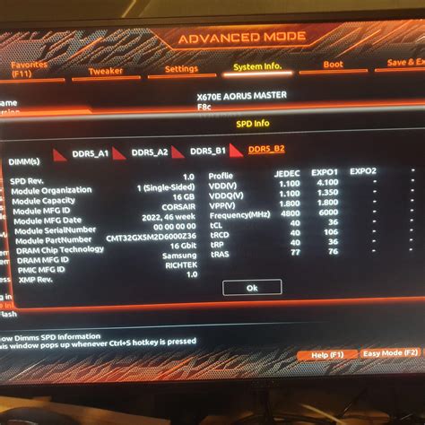 Corrupted AMD EXPO DDR RAM SPD R Overclocking