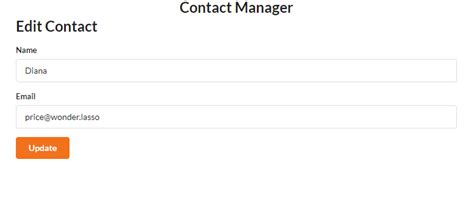 a contact management app using react and json
