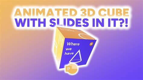 How To Create A 💥3d Animated 💥 Cube With Your Own Slides On In