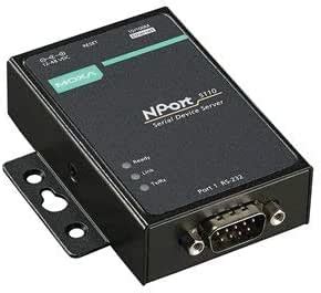 MOXA NPort 5110 T 1 Port Serial Device Server 10 100 Ethernet RS232 DB9 Male 40 To 75C