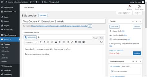 Course Extensions For Learndash And Woocommerce Documentation Honors Wp