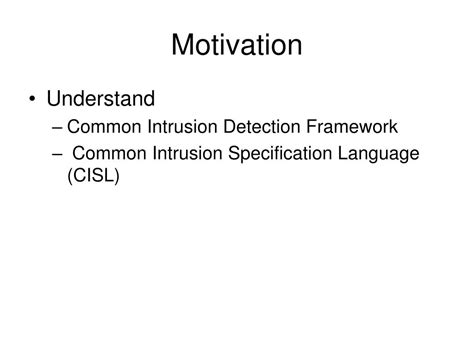 Ppt Report On Common Intrusion Detection Framework Powerpoint Presentation Id5141574