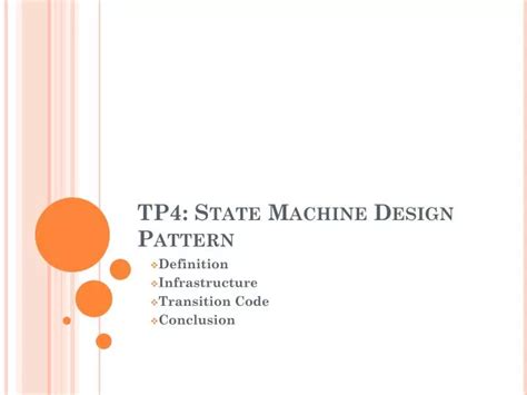 Ppt Tp4 State Machine Design Pattern Powerpoint Presentation Free