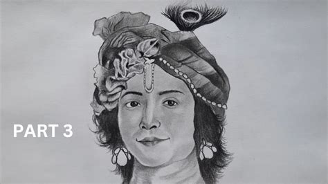 Lord Krishna Sketching Part YouTube