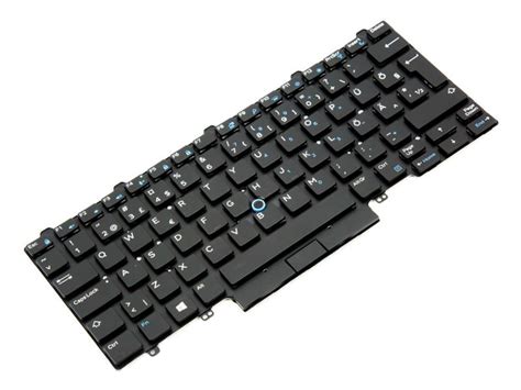 Dell Ygyr4 Latitude E7450 E7470 7480 7490 Estonian Dual Point Backlit Keyboard 0ygyr4