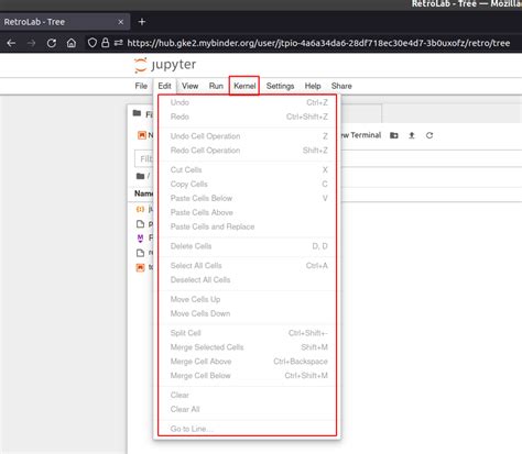 Improve Menus For The Non Notebook Pages Issue 286 Jupyterlab