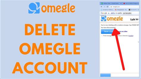 How To Delete Omegle Account In 2023 Step By Step Youtube