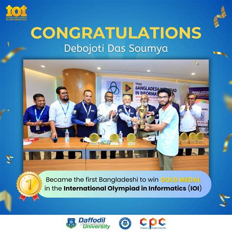 Diu Computer And Programming Club On Linkedin Proudmoment Bdoi Diucpc