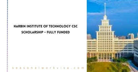 Harbin Institute Of Technology Csc Scholarship Fully Funded