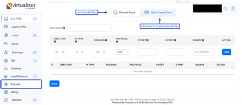 Vps Firewall Virtualizor