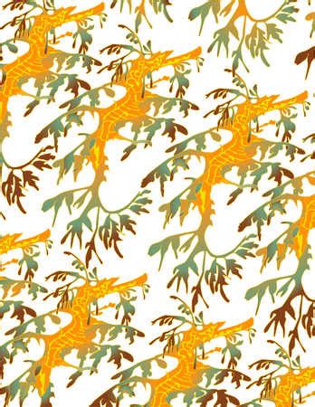 Stock Illustration Abstract Plant Pattern
