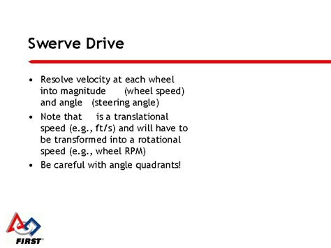 Omnidirectional Drive Systems Kinematics And Control Presented By